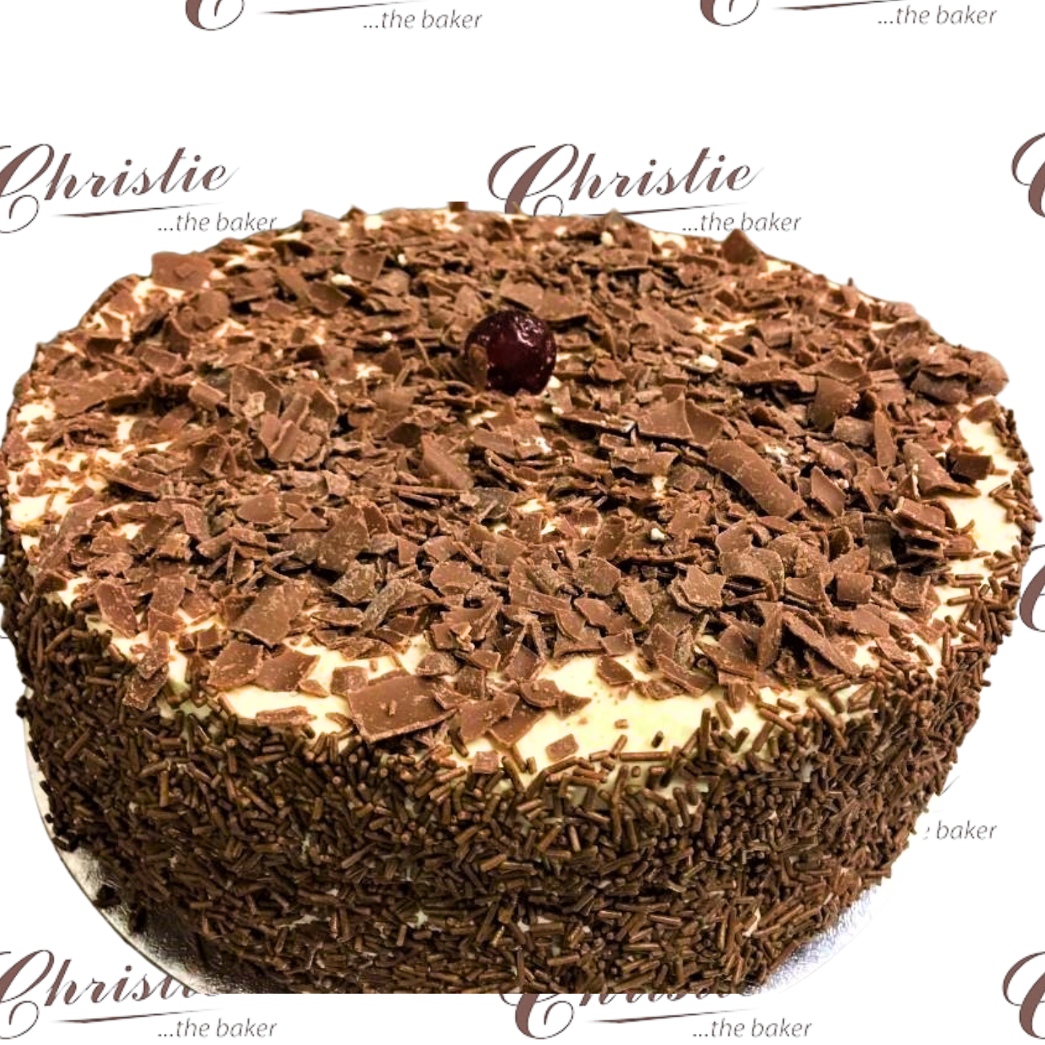 Fresh Cream Chocolate Gateaux – J B Christie (Airdrie) Ltd