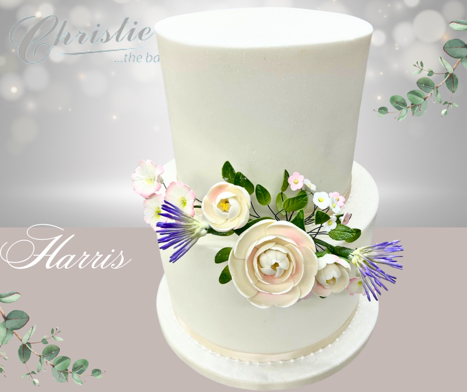 Harris Wedding Cake – J B Christie (Airdrie) Ltd
